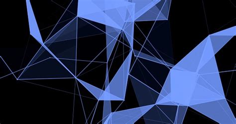 기하학적 추상적인 배경입니다 하이테크 디지털 다각형 그림 0명에 대한 스톡 벡터 아트 및 기타 이미지 0명 3차원 형태 가상현실 Istock