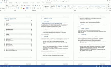 Documentation Plan Template Ms Wordexcel Wbs Templates Forms In
