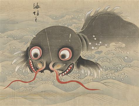 24 Umibouzu Umibōzu Wikipedia Japanese Folklore Japanese Art Japanese Art Prints