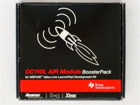 Anaren Cc110l Air Boosterpack Embedded Computing