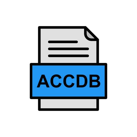 Accdb Document File Format Icon Download On Iconfinder