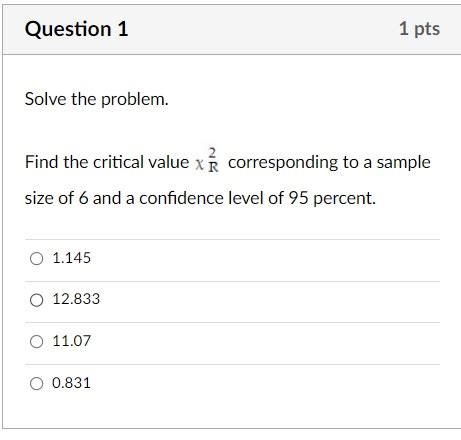 Solved Question Pts Solve The Problem Find The Critical Chegg