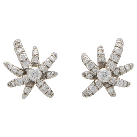Tiffany And Co Diamond Platinum Bubbles Earrings At 1stdibs Tiffany Bubble Earrings Tiffany