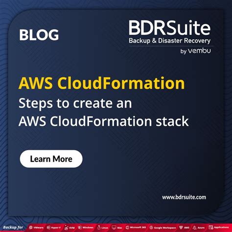 Vembu Technologies On Linkedin Aws Cloudformation Techtutorials