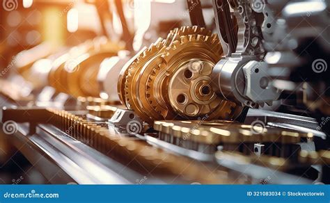 Efficiency Technology Gears Stock Illustration Illustration Of