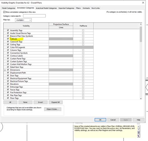 Solved Error Messages While Creating Floor Plan Callout Autodesk Community