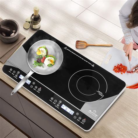 Duxtop 9620ls Lcd Portable Double Induction Cooktop 1800w Digital