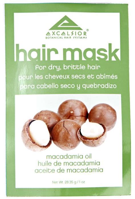 Excelsior Macadamia Hair Mask Packette Macadamia Hair Products Hair Mask Botanical Hair