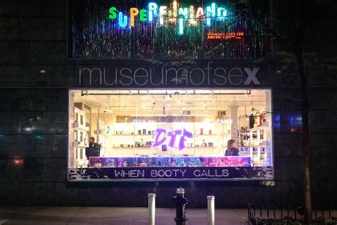 YNOT DTF Museum Of Sex Window Display Draws Heavy Traffic YNOT