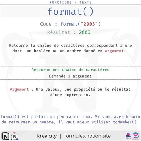 La Magie Des Formules Notion