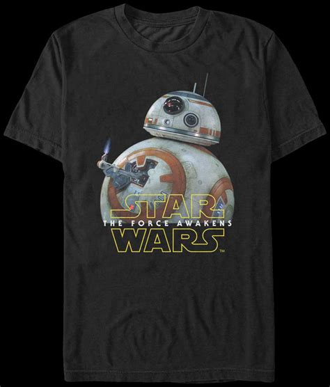 Star Wars Force Awakens Bb 8 Lighter T Shirt Star Wars Mens T Shirt
