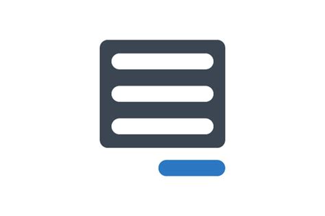 Align Right Icon Graphic By Symbolic Language · Creative Fabrica