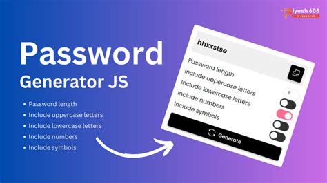 Password Generator Using Js Piyush608