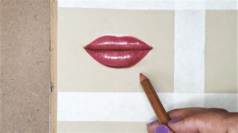 ارسم معي رسم شفايف واقعية 1 Youtube