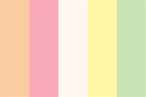 Peaches N Cream Color Palette