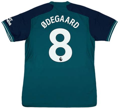 2023 24 Arsenal Third Shirt Odegaard 8