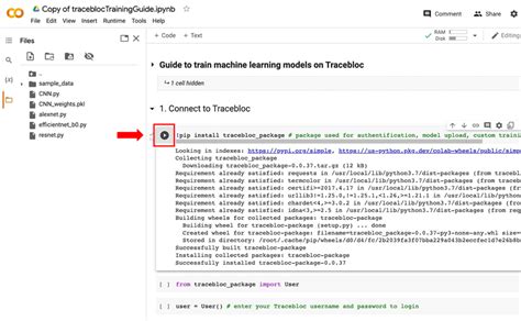 Google Colab Setup Tracebloc Documentation