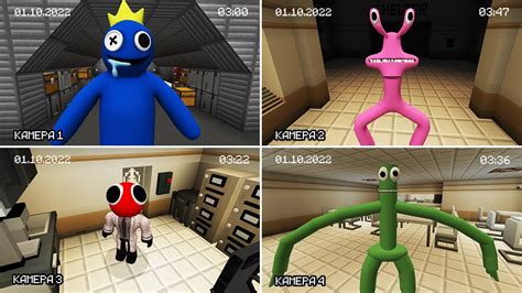 ЗАСНЯЛ ВСЕХ РАДУЖНЫХ ДРУЗЕЙ НА СКРЫТЫЕ КАМЕРЫ В МАЙНКРАФТ Roblox Rainbow Friends Minecraft