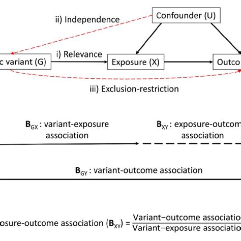 Illustration Of Instrumental Variable Assumptions And The Wald Ratio Download Scientific