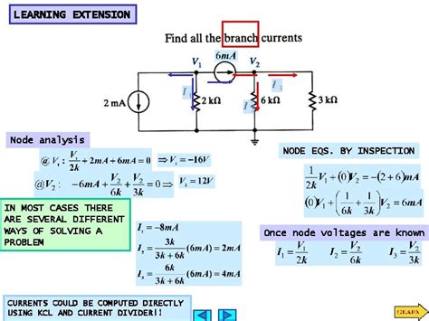 NODAL AND LOOP ANALYSIS TECHNIQUES LEARNING GOALS NODAL