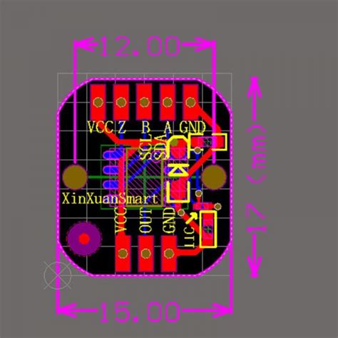mt6825 magnetic encoder module pwm spi brushless motor encoder can