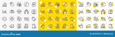 Read Instruction Certificate And Graduation Cap Icons Web Lectures Portfolio And Intersection