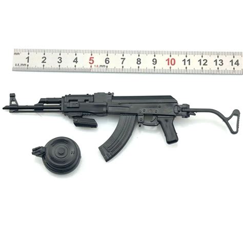 16 Scale Ak47akm Assemble Gun Model Puzzles Building Brick Military