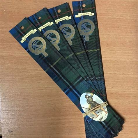Macinnes Clan Bookmarks 5 Pack In 2022 Clan Tartan Bookmarks