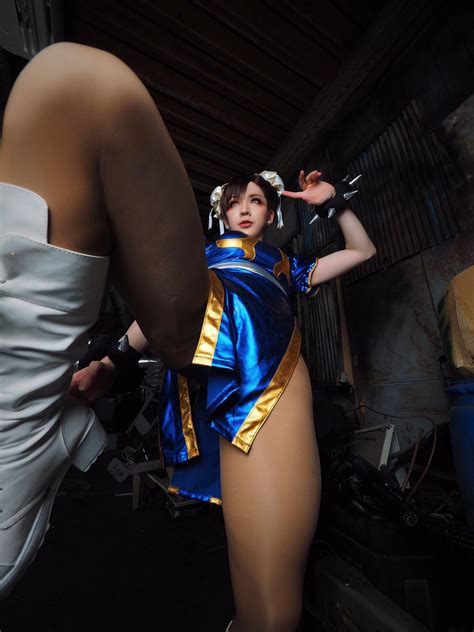 スト2春麗のコスプレしてるエロ画像 お宝エログ幕府