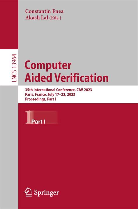 Lecture Notes In Computer Science Computer Aided Verification 9783031377051 Boeken