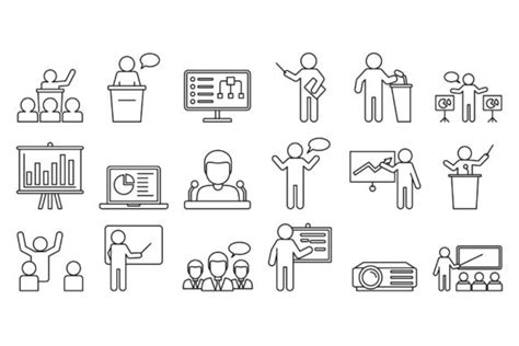 Lecture Classroom Icons Set Graphic By Anatolir56 · Creative Fabrica