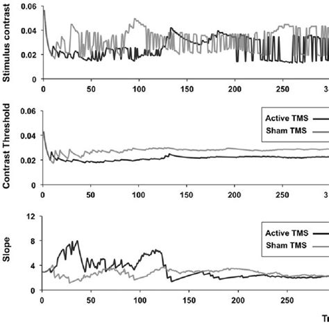 Algorithmical Procedure Employed To Estimate Contrast Sensitivity