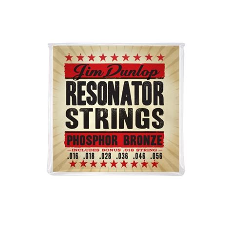 Dunlop Drs32 Resonator Guitar Strings Phosphor Bronze 16 56 Strings South Coast Music