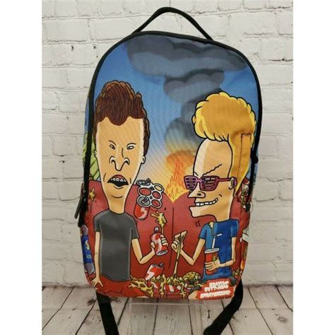 🤘 Beavis And Butthead 🍕 Sprayground Backpack~90s Classic Mtv~sold Out