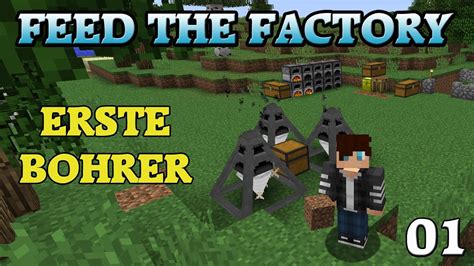 Minecraft Meets Factorio 01 Modpack Feed The Factory Youtube