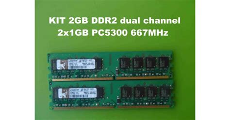 Memorie Ram Pc Ddr2 2gb Kit Pc5300 667mhz Kingston Arhiva Okaziiro