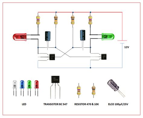 Sangat Simple Cara Membuat Led Flip Flop Seperti Rambu Lalu Lintas Youtube