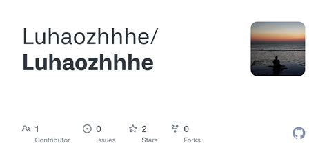 GitHub Luhaozhhhe Luhaozhhhe