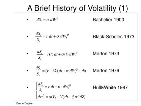 Ppt Stochastic Volatility Modelling Powerpoint Presentation Free