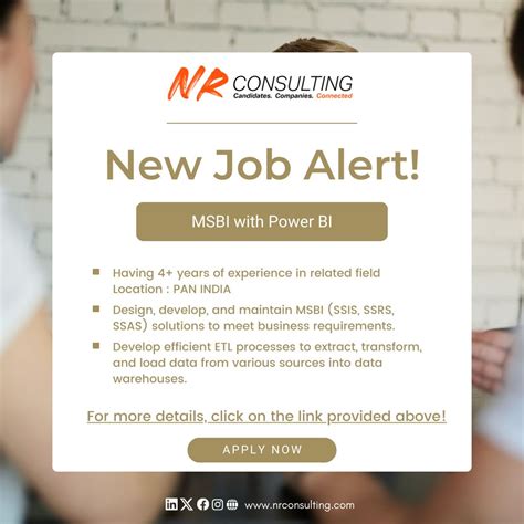 Nr Consulting On Linkedin Msbi Powerbi Dataanalytics Jobopening Hiringnow Careeropportunity