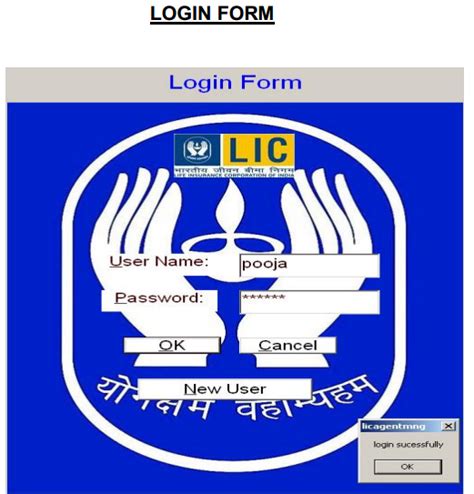 Lic Agent Management System Vb Project 1000 Projects