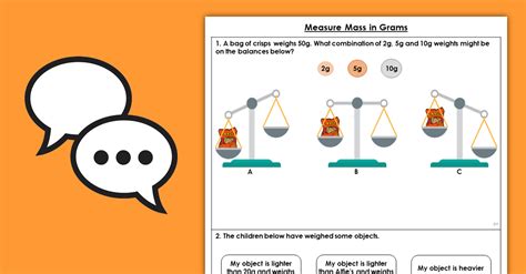 Mass Capacity And Temperature Year 2 Measure Mass In Grams Discussion Problems Classroom