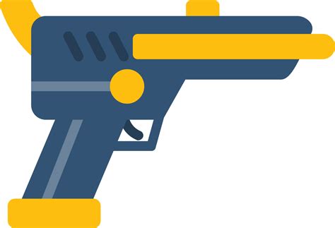 Revolver Flat Icon Vector Art At Vecteezy