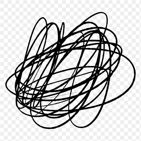 Png Abstract Black Scribble Art Premium Png Rawpixel