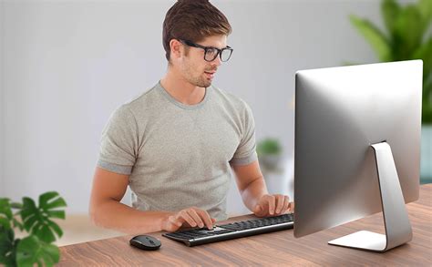 Bluetooth Keyboard Mouse Multi Device Wireless Keyboard And Mouse Combo Dual Mode