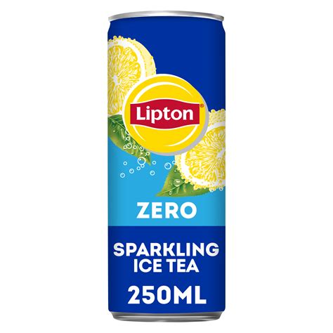Lipton Ice Tea Sparkling Zero Per Blik 250 Ml