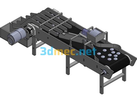 Color Recognition Sorting Machine 3d Model Solidworks