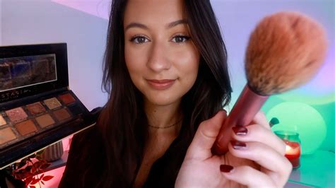 Asmr Doing Your Makeup 💕 Face Brushing Personal Attention And Layered
