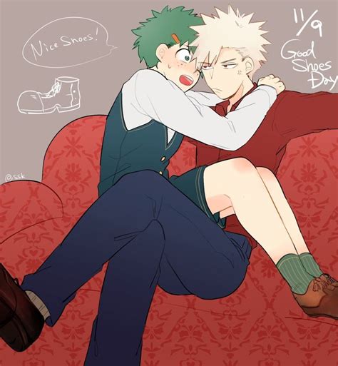 Bakugou Katsuki Midoriya Izuku Anime Best Hero My Hero Academia