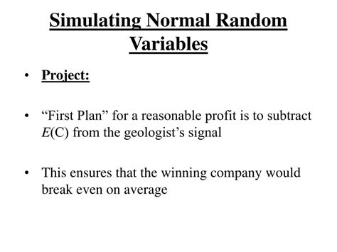 Ppt Simulating Normal Random Variables Powerpoint Presentation Free